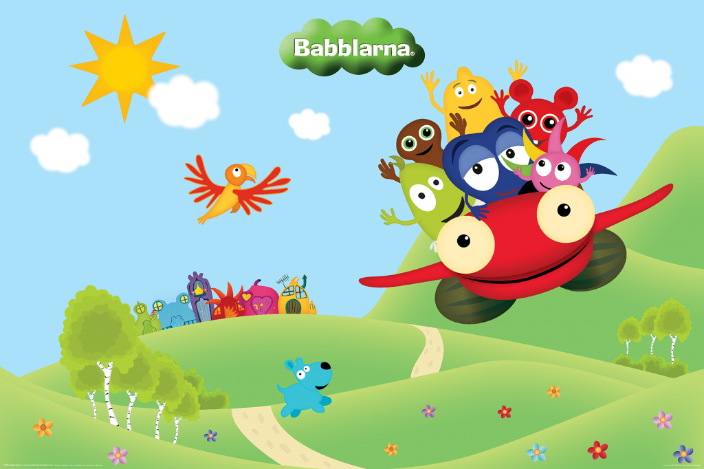 Babblarna Store elementer, 61x91,5 cm - Babblarna - VAREMERKE ...