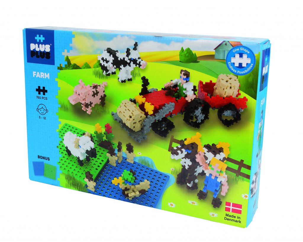 Plus Plus Farm 760 stykker - Byggeklosser - Bygg & lek - LEKER ...