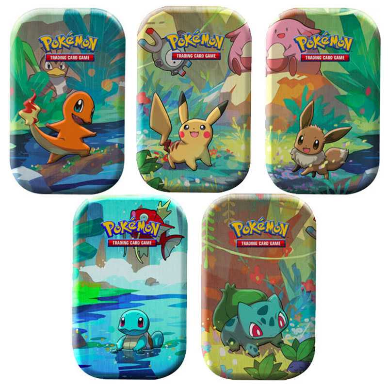 Pokemon Kanto Friends Mini Tin - Pokémon - VAREMERKE - Kidsdreamstore.no