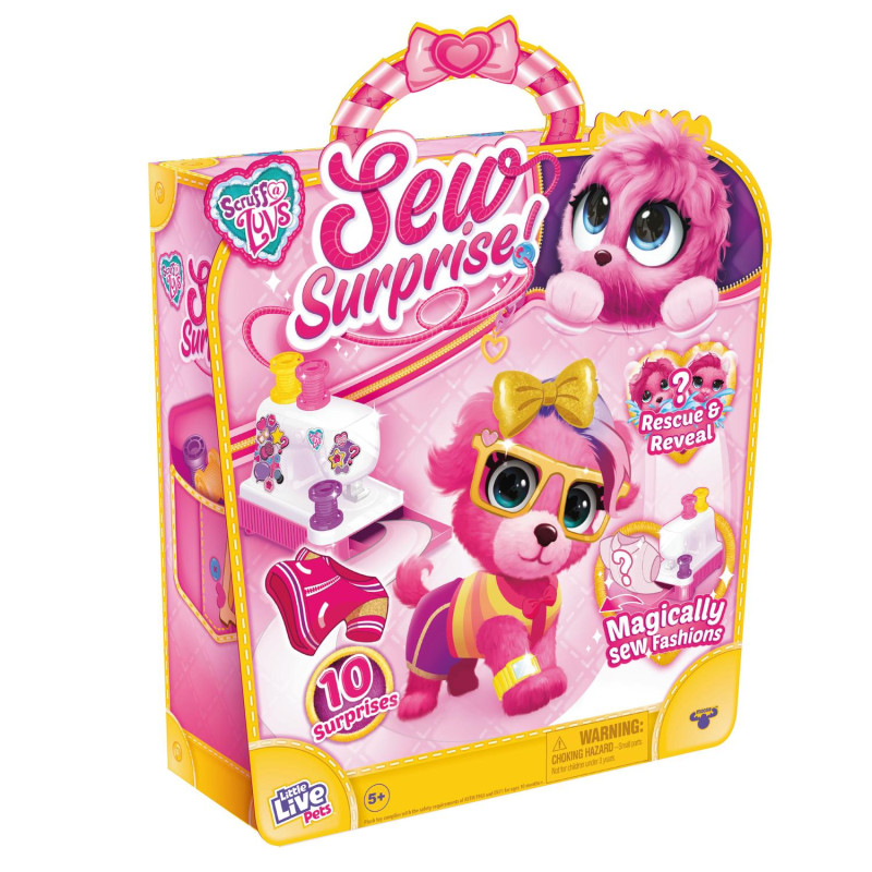 Scruff a Luvs Sew Surprise med 10 overraskelser - LEKER - Kidsdreamstore.no