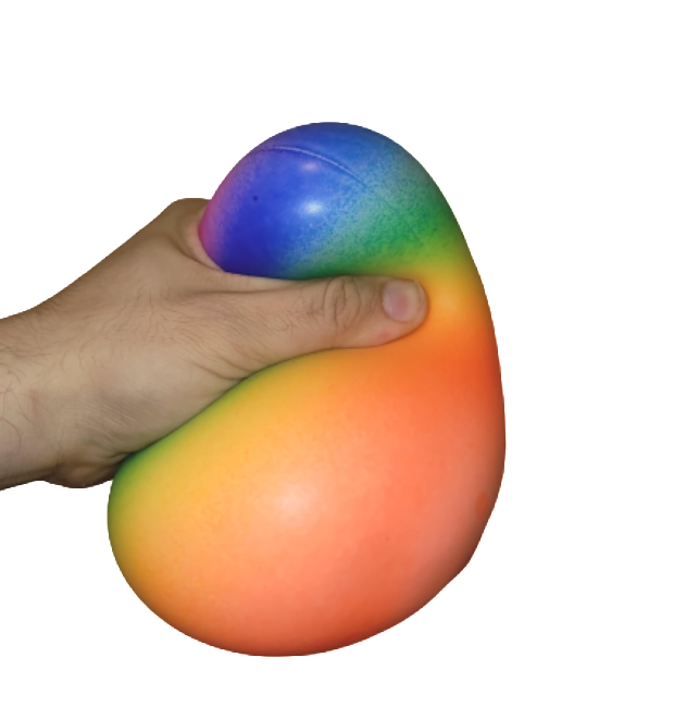 Supermyk squishy Jumbo XL Neonball Rainbow - Squishy - Lekeleire, Slime ...
